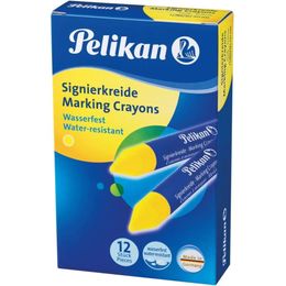 Pelikan Signierkreide 762/12 gelb 12 Stifte | Gr.: onesize