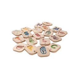 Plan Toys Alphabet Handzeichen ab 24 Monate | Gr.: onesize