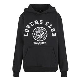 Mister Tee Lovers Club Ladies Fluffy Hoody in black | Gr.: S