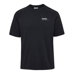 Hummel T-Shirt Reflektierend Logo Hmltech Fu&szlig;ball Herren in BLACK2 | Gr.: S