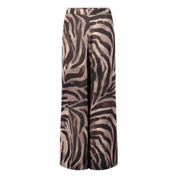 Vera Mont Marlene-Hose mit Animalprint in Brown/Cream | Gr.: 34