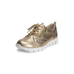 vitaform Hirschleder Sneaker in gold | Gr.: 38