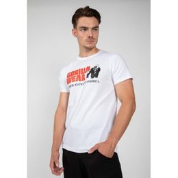 Gorilla Wear T-shirt - Classic - Wei&szlig; | Gr.: 4XL