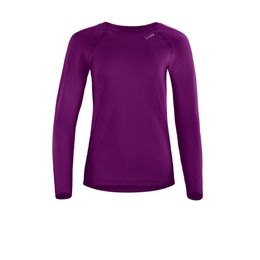 WINSHAPE Functional Light and Soft Long Sleeve Top AET118LS in dark plum | Gr.: XL