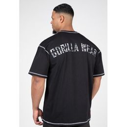 Gorilla Wear T-Shirt in &Uuml;bergr&ouml;&szlig;e - Saginaw - Schwarz | Gr.: S
