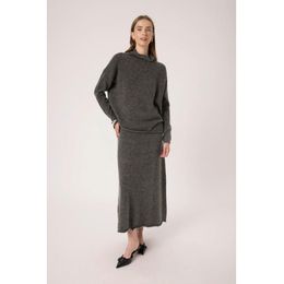 Soaked in Luxury Strickpullover SLMiya Casual fit in Dark Grey Melange | Gr.: L