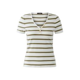 Oui T-Shirt in white green | Gr.: 40
