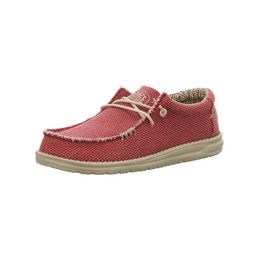 Hey DUDE Shoes Hey Dude Schn&uuml;rschuhe in rot | Gr.: 42