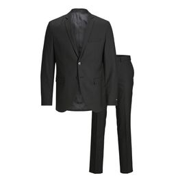Jack & Jones Plus JACK & JONES PLUS Einreihiger Blazer und Hose in Black | Gr.: 64