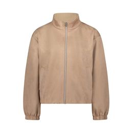Cartoon Blouson mit Eingrifftaschen in Beige | Gr.: 44