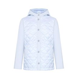 Betty Barclay Wolljacke mit Kapuze in Ether Blue Melange | Gr.: 46