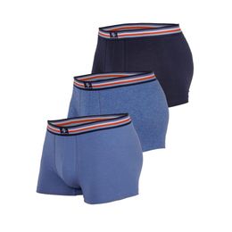 Haasis Bodywear 3er-Set: Pants in navy/poseidon/stahl | Gr.: XL