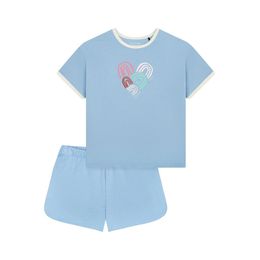 Schiesser Schlafanzug Nightwear Cotton in Pacific blue | Gr.: 140