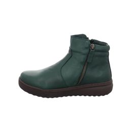 Esgano Damenstiefel warm flach Da.-Bootie in Gr&uuml;n | Gr.: 39