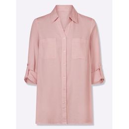 Sieh an! Longbluse in hortensie | Gr.: 40