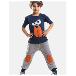 Denokids Trainingsanzug Funny Face in Dark Blue | Gr.: 104