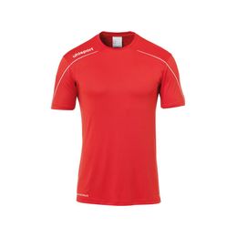 Uhlsport Trainings-T-Shirt STREAM 22 in rot/wei&szlig; | Gr.: 116