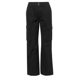 KOROSHI LANGE JEANS GERADE HOSEN in schwarz | Gr.: 38