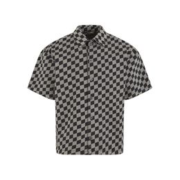 Urban Classics Short Sleeve Shirt in blacklasercheck | Gr.: XL