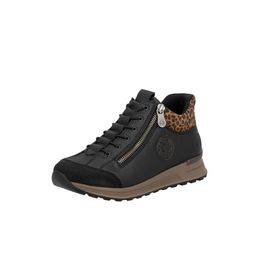 Rieker Stiefel in schwarz/schwarz/leo-nuss/antik | Gr.: 41