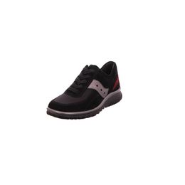 Semler Lowtop-Sneaker Judith in schwarz/rot | Gr.: 7
