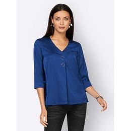 CR&Eacute;ATION L creation L Bluse in royalblau | Gr.: 36
