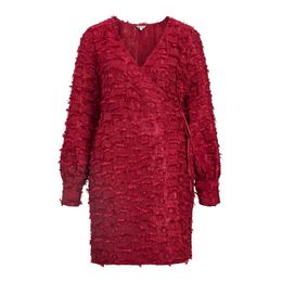 Object Kleid mit V-Ausschnitt in Karanda Red | Gr.: 38