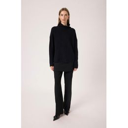 Soaked in Luxury Strickpullover SLMiya Casual fit in Black Melange | Gr.: L