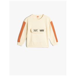 KOTON Sweatshirt in Ekru | Gr.: 80/86