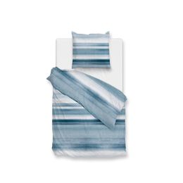 Zo!Home Renforc&eacute; Bettw&auml;sche - Numby in blau | Gr.: 155 x 220 + 80 x 80 cm