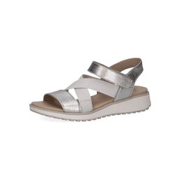 Caprice Sandalen in Metallic Silver | Gr.: 38