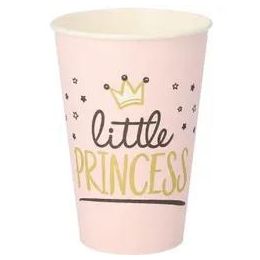 Papstar Trinkbecher, Pappe 0,2 l &Oslash; 7 cm, 9,7 cm "Little Princess" 140 St&uuml;ck