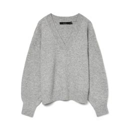 V&eacute;ro Moda Vero Moda Strickpullover in Light Grey Melange | Gr.: M