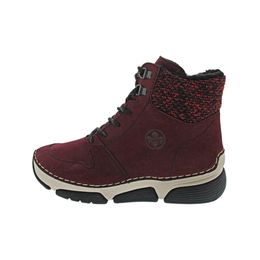 Rieker Schn&uuml;rstiefel Rot | Gr.: 38