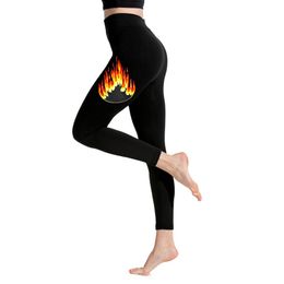 Yenita THERMO Leggings 2er Pack Gef&uuml;tterte Leggings in schwarz | Gr.: S/M