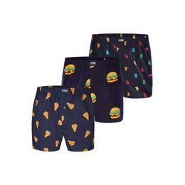 Happy Shorts Boxer Motive in PizzaBurgerB&auml;r | Gr.: XL