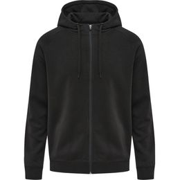 Hummel Rei&szlig;verschluss Kapuzenpullover Hmlred Herren in BLACK | Gr.: 5XL