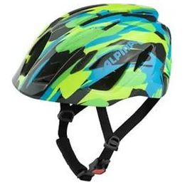 Alpina Pico Kinderfahrradhelm - neon-green blue - 50-55