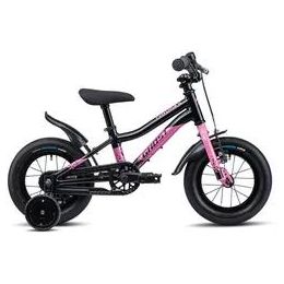GHOST Powerkid 12 - met. black/pearl pink - g