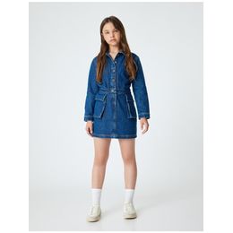 KOTON Kleid in Dunkles Indigo | Gr.: 7-8 Jahre