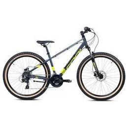 S'COOL S cool Xroc alloy 26-24 Jugendfahrrad - Dark Grey/Lime - 35cm | 26 Zoll
