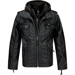 Brandit Black Rock, Lederjacke