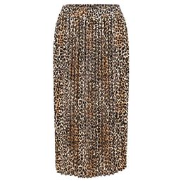 Betty Barclay Plisseerock mit Gummizug in Beige/Schwarz | Gr.: 38