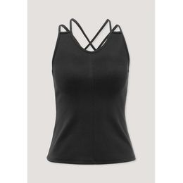 hessnatur Top in schwarz | Gr.: 34