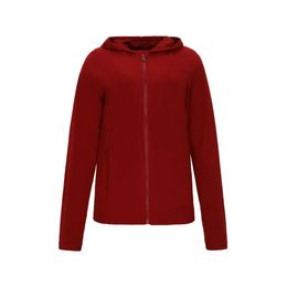 zitha Damen Fleecejacke in Burgund | Gr.: L