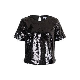 More & More More & More glitzernde Glam-Partybluse, Pailletten in black | Gr.: 40