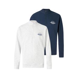 Jack & Jones Jack & Jones Sweatshirt 'JJBRANDON' male Blue, White size S