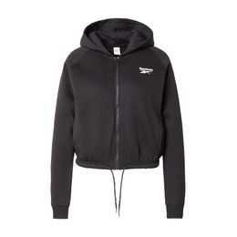 Reebok Athletic Zip-Up Hoodie 'HAVEN' female Black size S