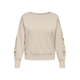 Only Carmakoma Sweatshirt 'CARDEBORAH' female Beige size M-46/48