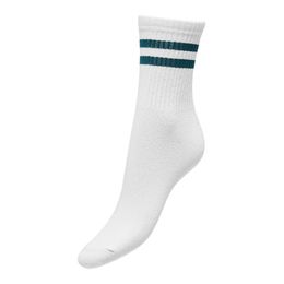 Only Play Sportsocken 'ONPPLAY' Damen Gr&ouml;&szlig;e 36/41 smaragd / wei&szlig;